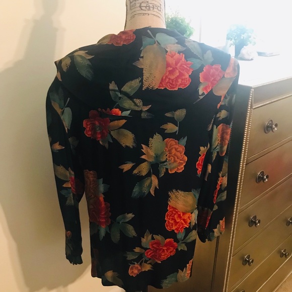 Carole Little | Tops | Vintage Carol Little Floral Blouse | Poshmark